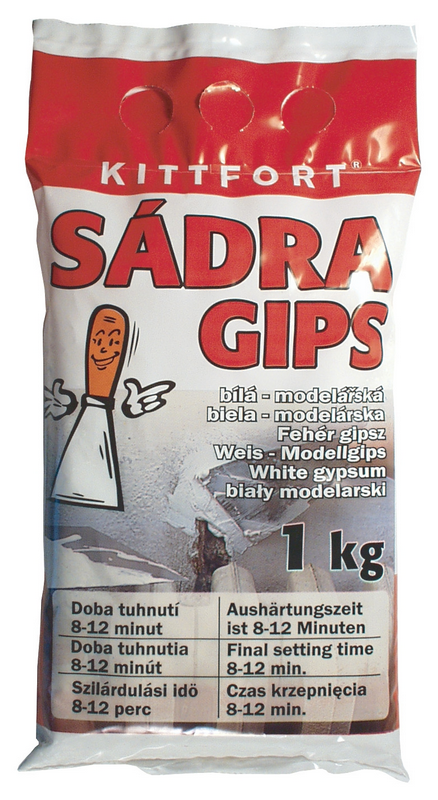 DrogerieNovy.cz. Kittfort, Sádra bílá modelářská, 1 kg