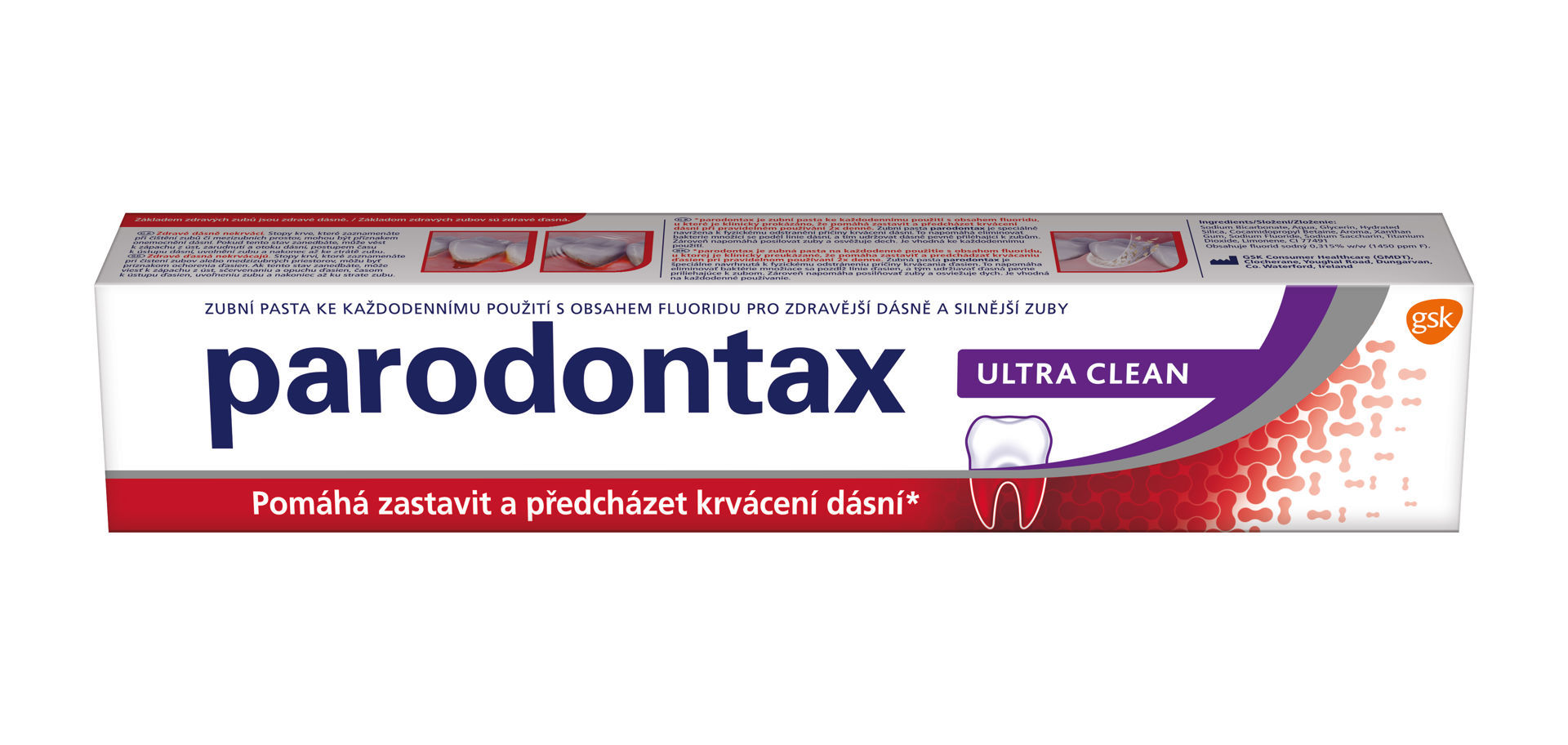 DrogerieNovy.cz. Parodontax, Ultra Clean, zubní pasta, 75ml