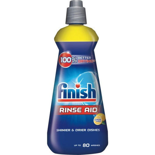 DrogerieNovy.cz. Finish, Shine & Protect Rinse Aid, leštidlo, Lemon, 400 ml